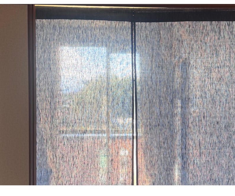 Kyoto Noren Japanese Hanging Door Curtain Linen 88*150 Chijimi Weven ...
