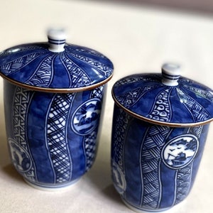 Yunomi Kyo Kiyomizu Yaki Japanese Pottery Tea Cup Set Marumon Shonzui ...