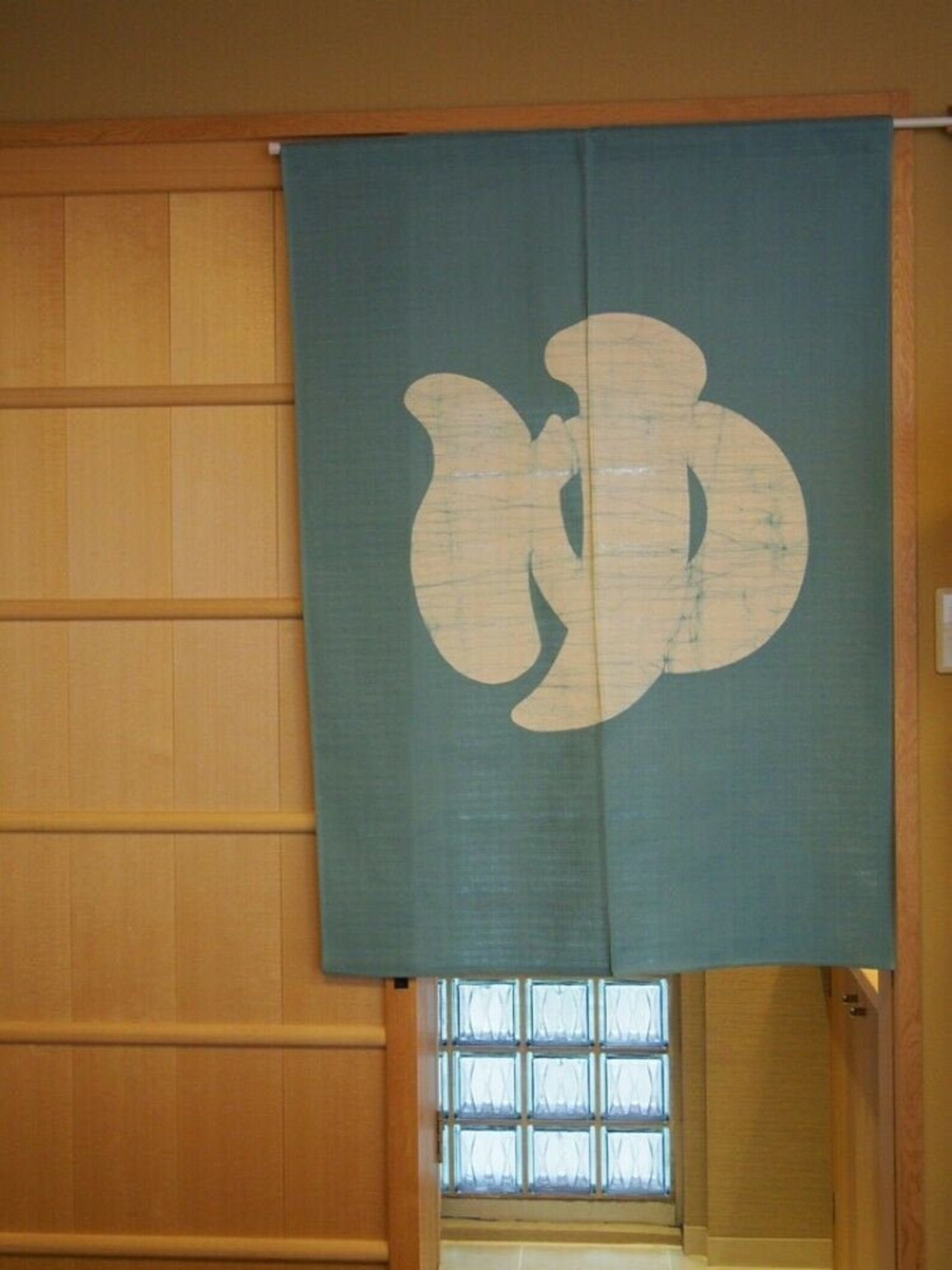 Kyoto Yu Onsen Noren Door Curtain Roketsu Dye Batik Blue Made - Etsy