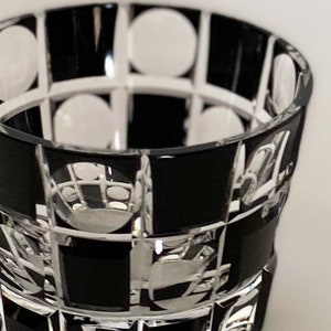 Edo Kiriko Japanese Black Ichimatsu Check Pattern Japan - Etsy