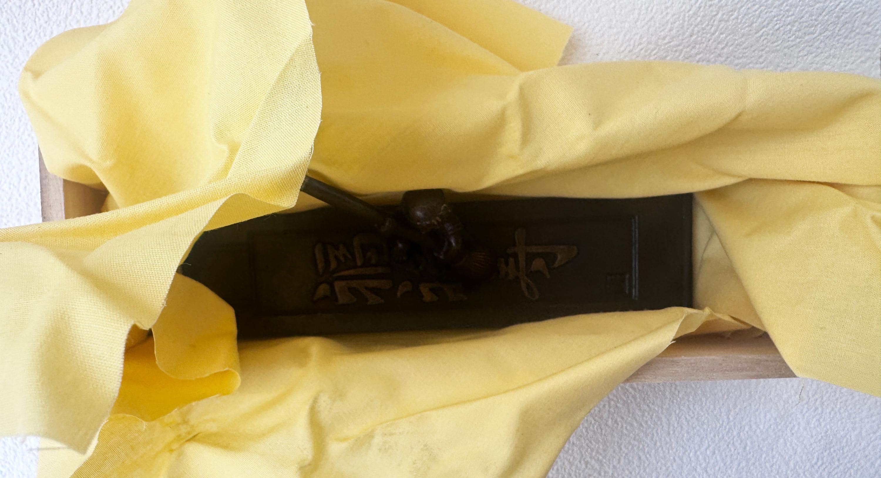 Bunchin Japanese Paperweight Calligraphy Takaoka Metal Child Clean ...