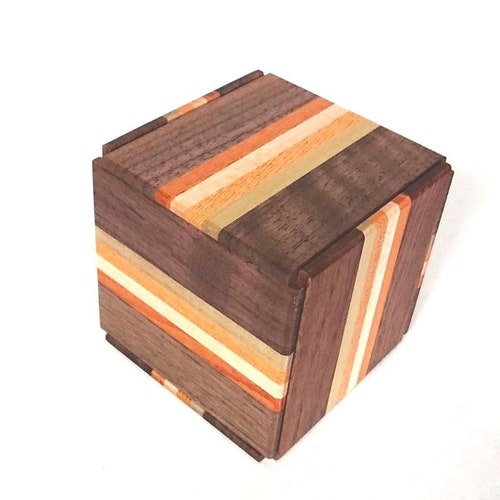 32 STEPS Gimmick Japanese Puzzle Box Wooden Puzzle Hakone - Etsy