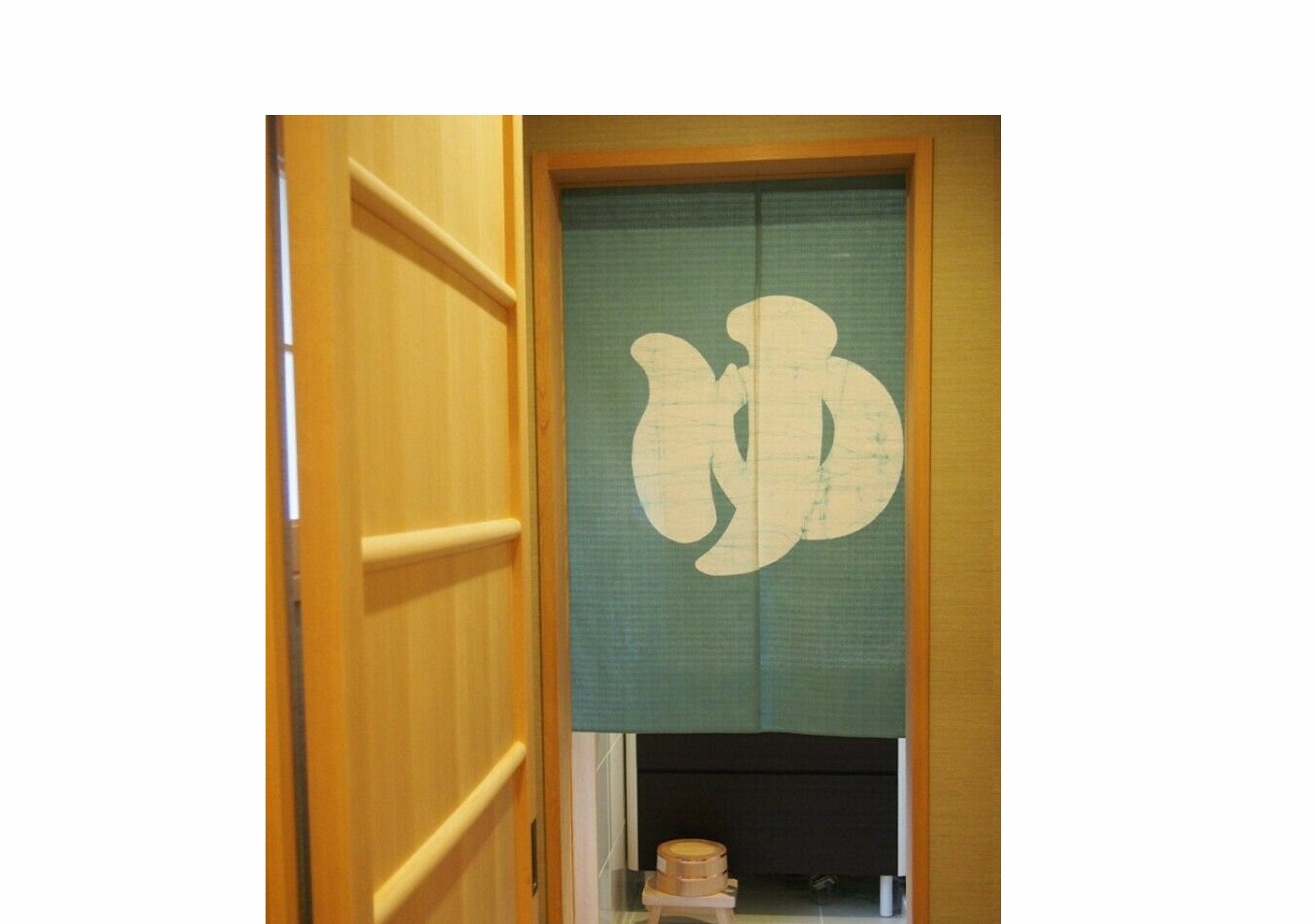 Kyoto Yu Onsen Noren Door Curtain Roketsu Dye Batik Blue Made - Etsy