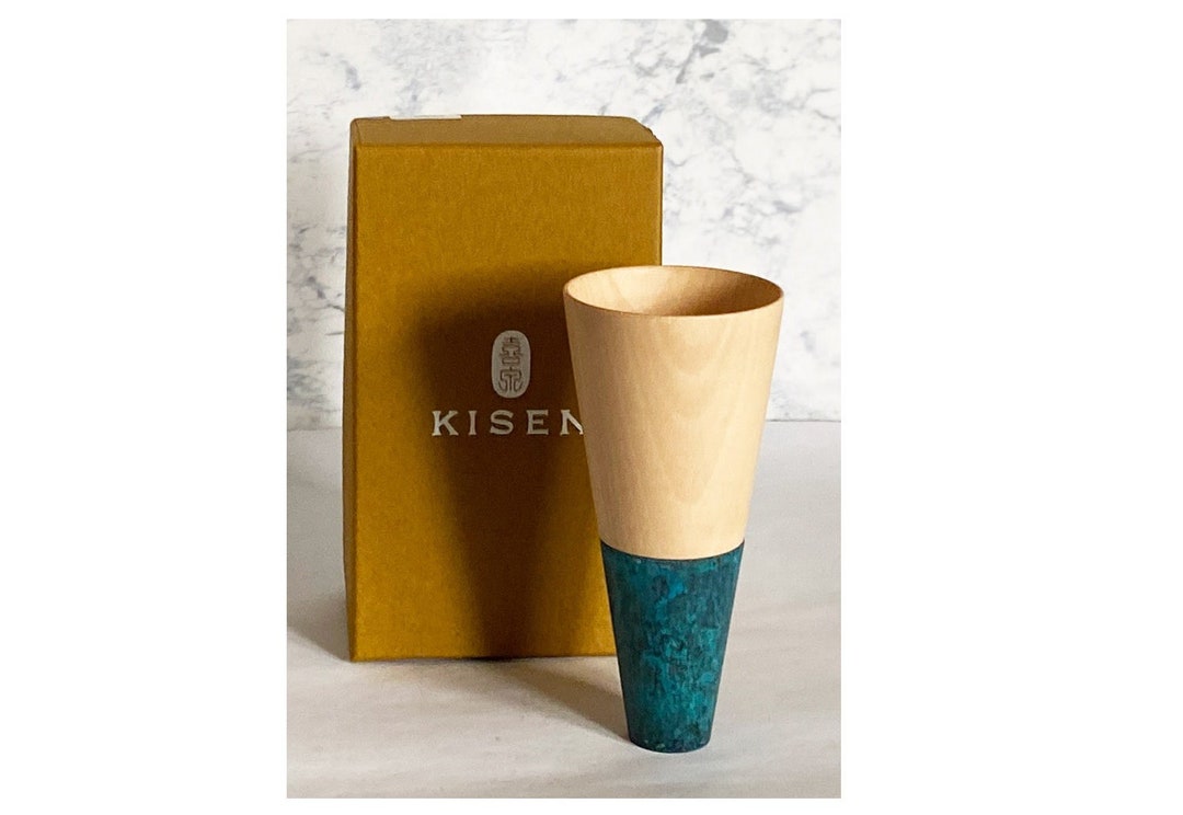 Guinomi Sake Cup WAN Takaoka Brass Yamanaka Lacquerware TURQUOISE BLUE - Etsy