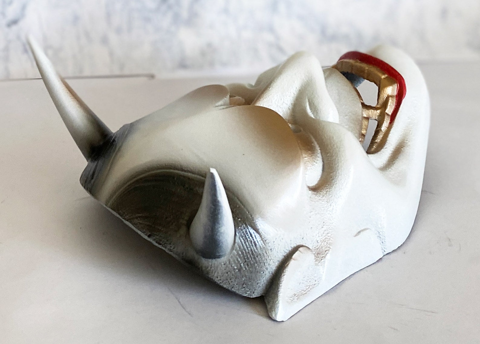 Hannya Handmade Iron Handcraft Mask Omen Noh Kabuki Demon - Etsy