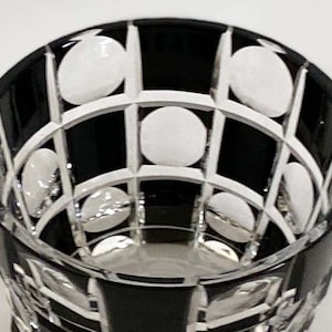 Edo Kiriko Japanese Black Ichimatsu Check Pattern Japan - Etsy