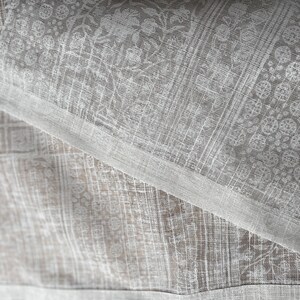 Kyoto Noren Japanese Door Curtain Linen SARASA Traditional Craft White ...