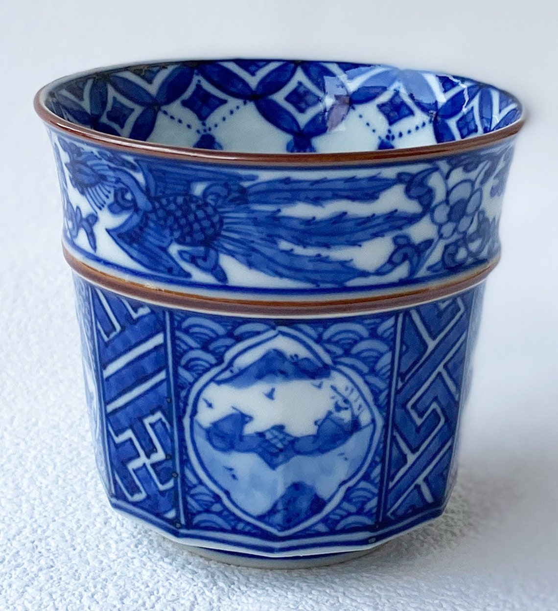 Yunomi Kyo Kiyomizu Yaki Porcelain Japanese Tea Cup Set Jonsui - Etsy