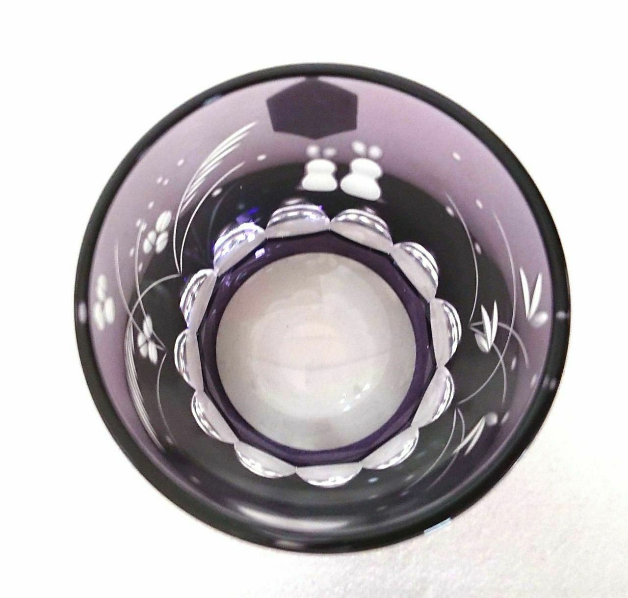 Guinomi Ochoko Edo Kiriko Glass Japanese Sake Cup Usagi Rabbit - Etsy