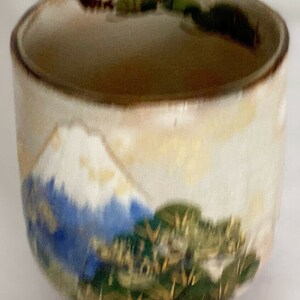 Yunomi Kyo Kiyomizu Yaki Ware Japanese Tea Cup Japan Mt.fuji Blue - Etsy