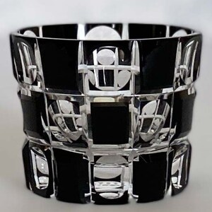 Edo Kiriko Japanese Black Ichimatsu Check Pattern Japan - Etsy