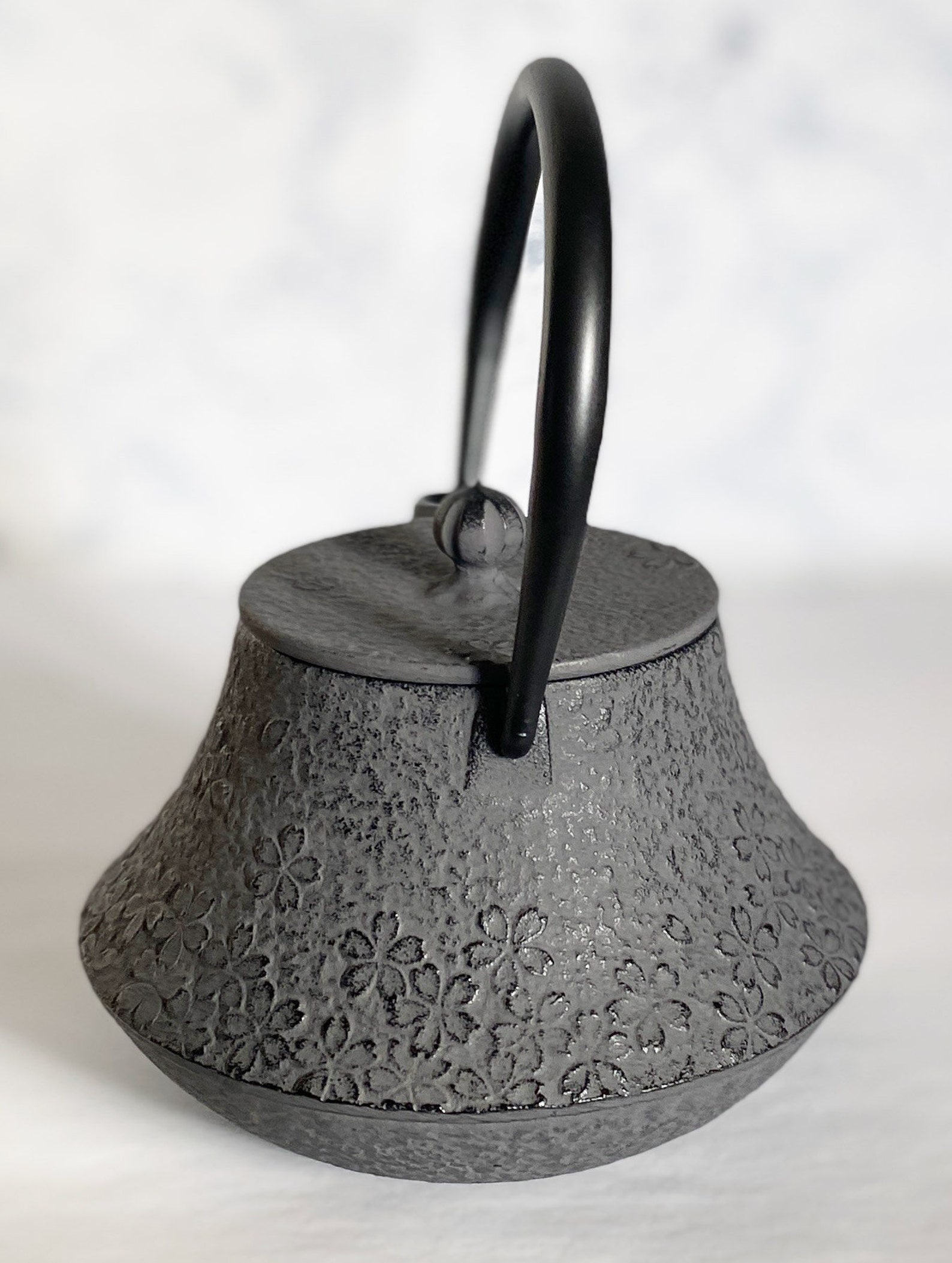 Kyusu Japanese Tea Kettle Nanbu Cast Iron Fuji Cherry Pattern - Etsy