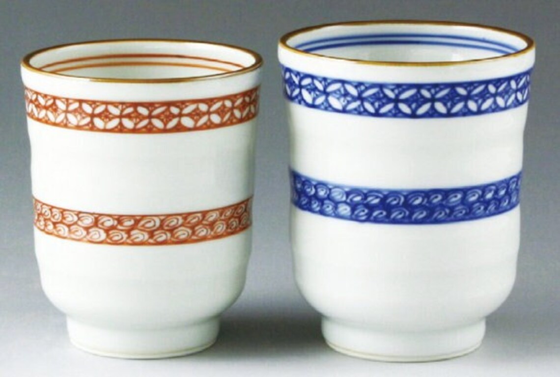 Yunomi Kyo Kiyomizu Yaki Porcelain Japanese Tea Cup Set Some - Etsy