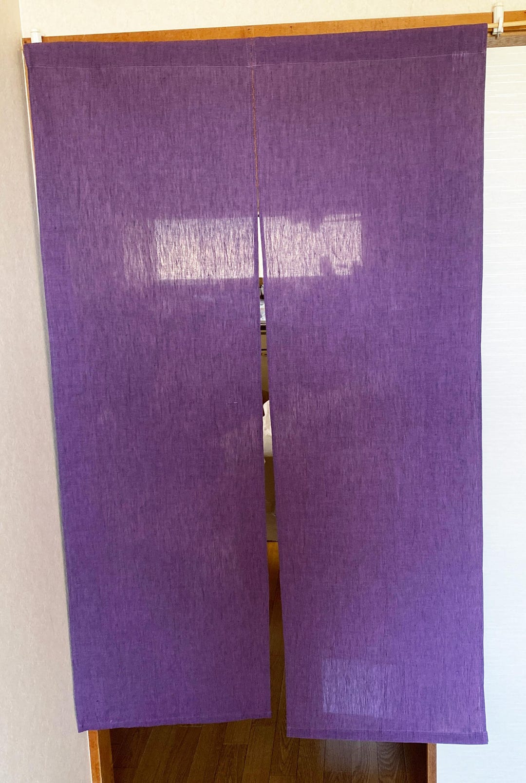 Kyoto Noren Japanese Hanging Door Curtain Linen 88*150 Chijimi Weven ...