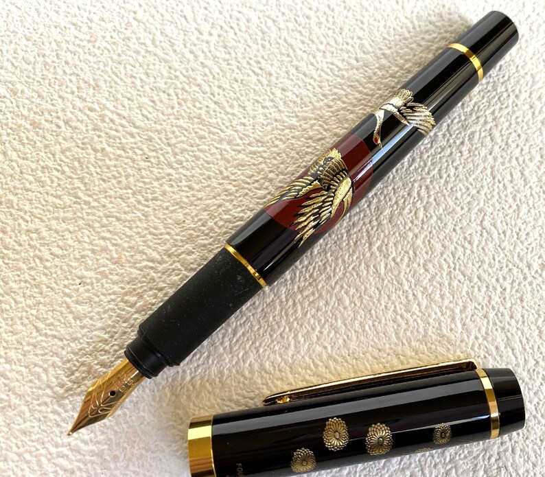 Maki-e Urushi Lacquer Makie Fountain Pen Yamanaka Lacquer - Etsy