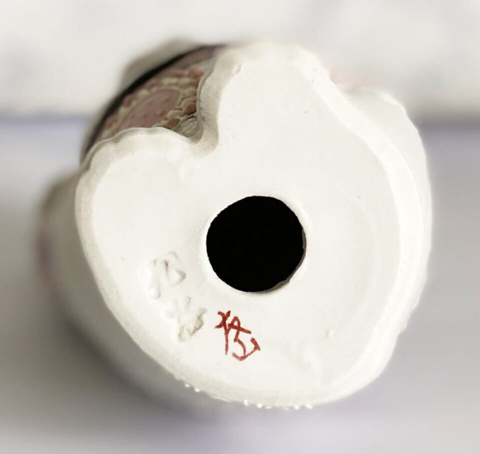 Kutani Yaki Maneki Neko Japanese Fortune Lucky Cat White Shiro Mori ...