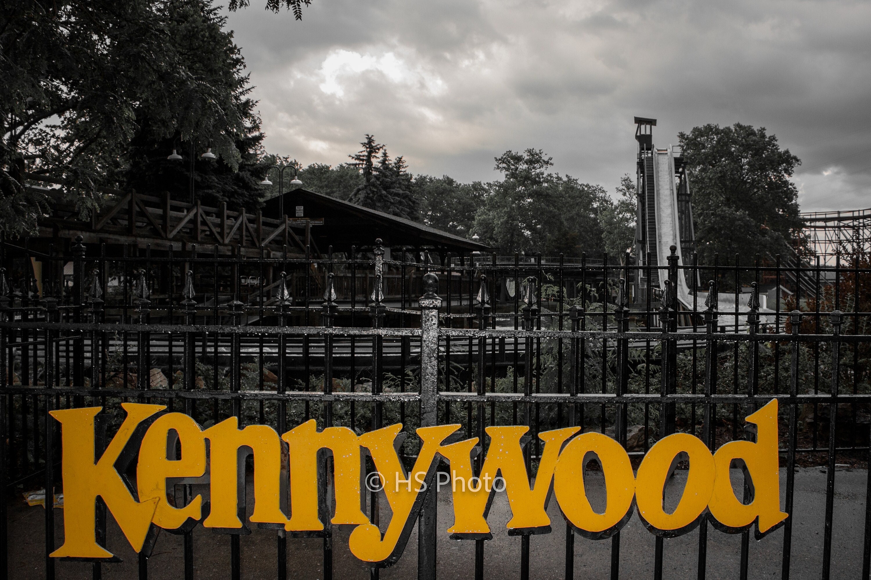Kennywood Photo Print - the Log Jammer, Kennywood Park Black and White ...