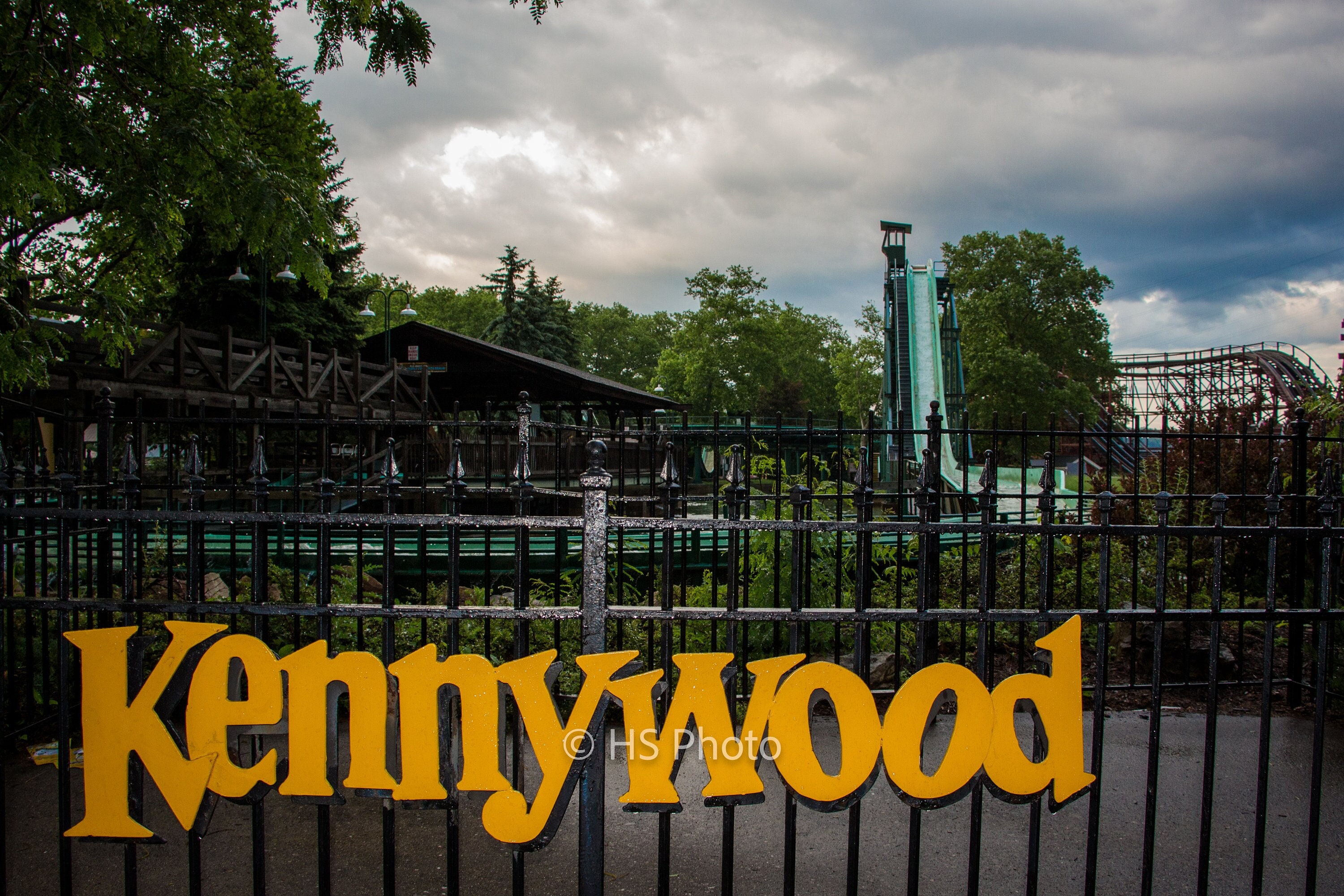 Kennywood Photo Print - the Log Jammer, Kennywood Park, Metal Art ...