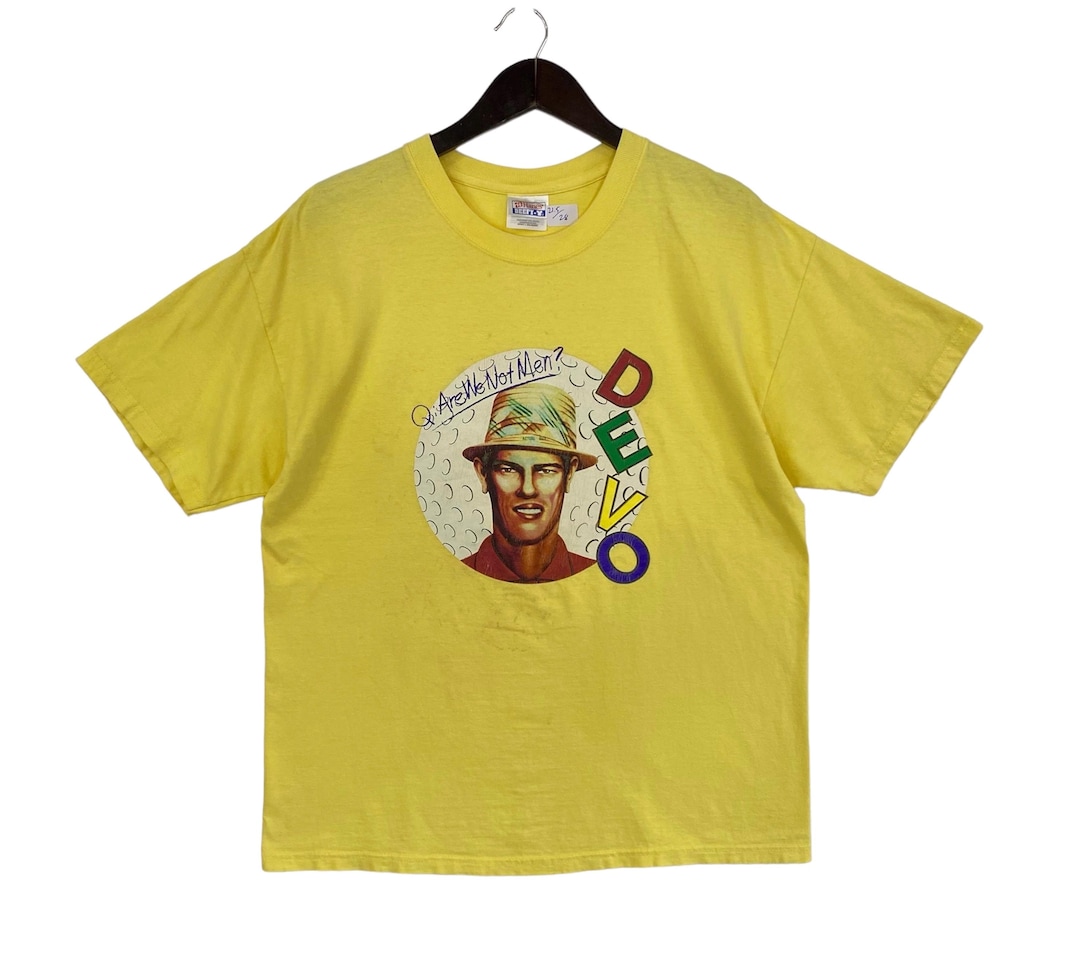 Vintage Devo T-shirt: Q Are We Not Men Album, New Wave Band Tee - Etsy