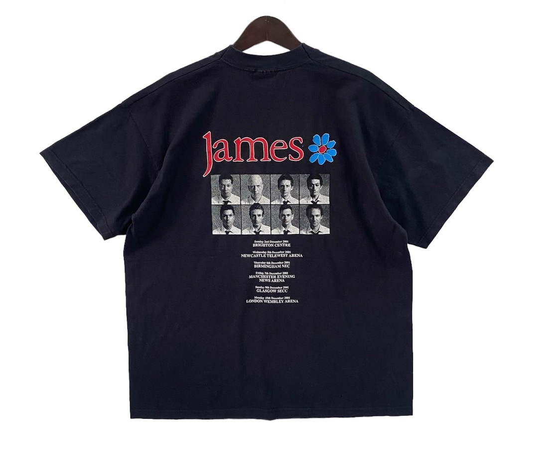 VINTAGE JAMES Britpop Band UK Tour Concert Tee Shirt - Etsy