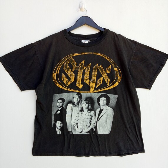 VINTAGE STYX Rock Band Hollywood Tour 1996 TEE Shirt - Etsy Singapore