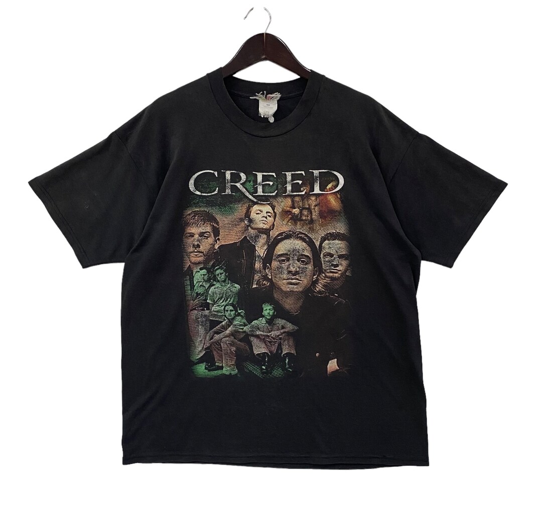 VINTAGE CREED Weathered Album Hard Rock Band Tour 2002 Rare XL Size Tee Shirt - Etsy