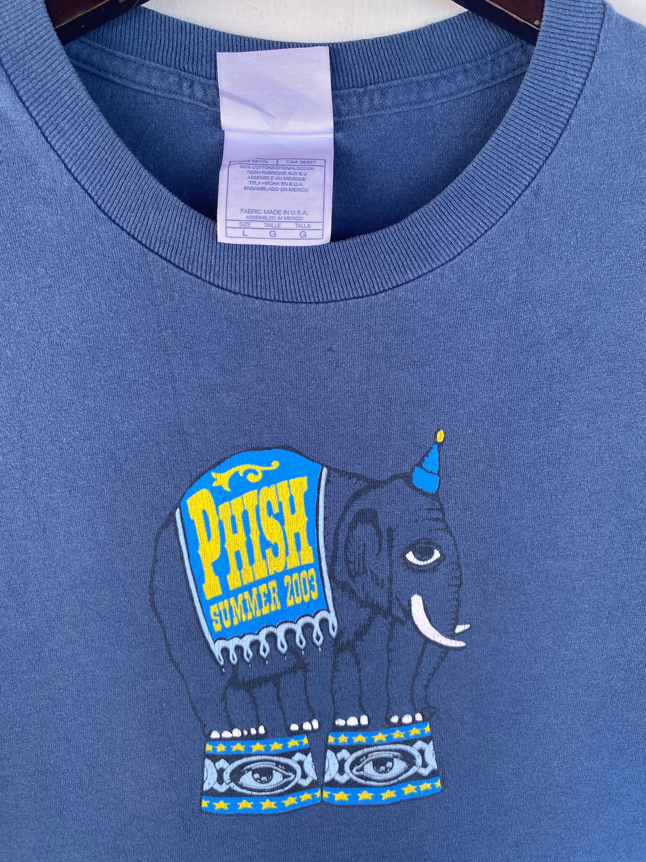 VINTAGE PHISH Progressive Rock Band Summer Tour 2003 Tee T-shirt - Etsy