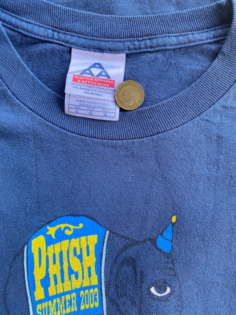 VINTAGE PHISH Progressive Rock Band Summer Tour 2003 Tee T-shirt - Etsy