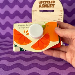 Upcycled Orange Juice Carton Wallet: Eco-friendly Coin Purse - Etsy