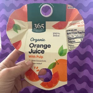 Upcycled Orange Juice Carton Wallet: Eco-friendly Coin Purse - Etsy