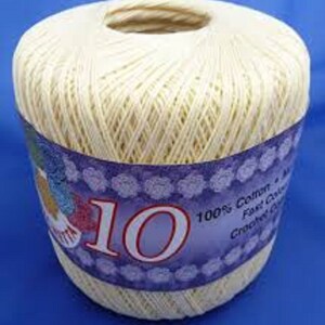 Crochetta Crochet Cotton/yarn No.10 65g - 411m - Etsy UK