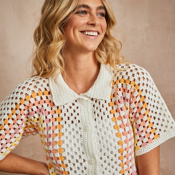 Crochet Polo Shirt Pattern - Etsy