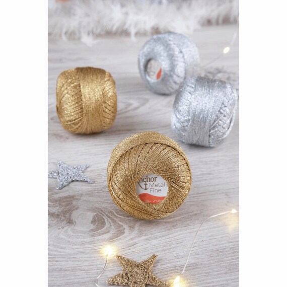 Anchor Metallic Fine Thread 25g 250 Metres | Etsy