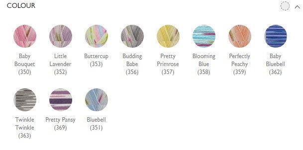 Hayfield Baby Blossom Double Knit Self Patterning Yarn 100g - Etsy