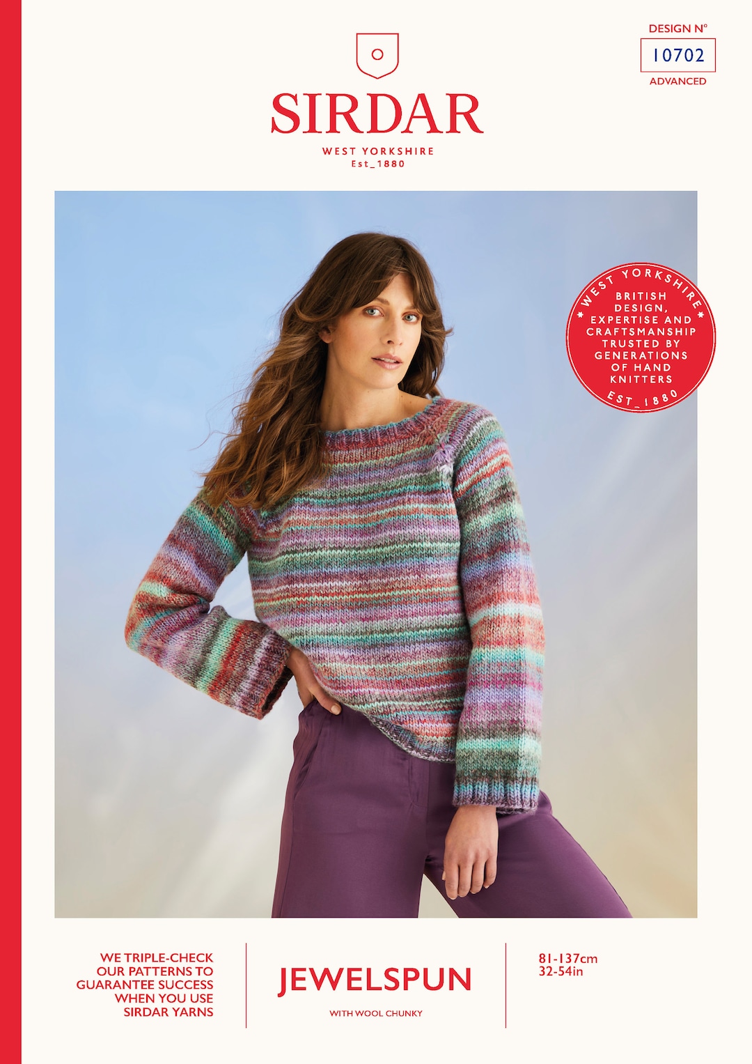 Knitting Pattern Whirlpool Sweater With Variegated Self Patterning ...