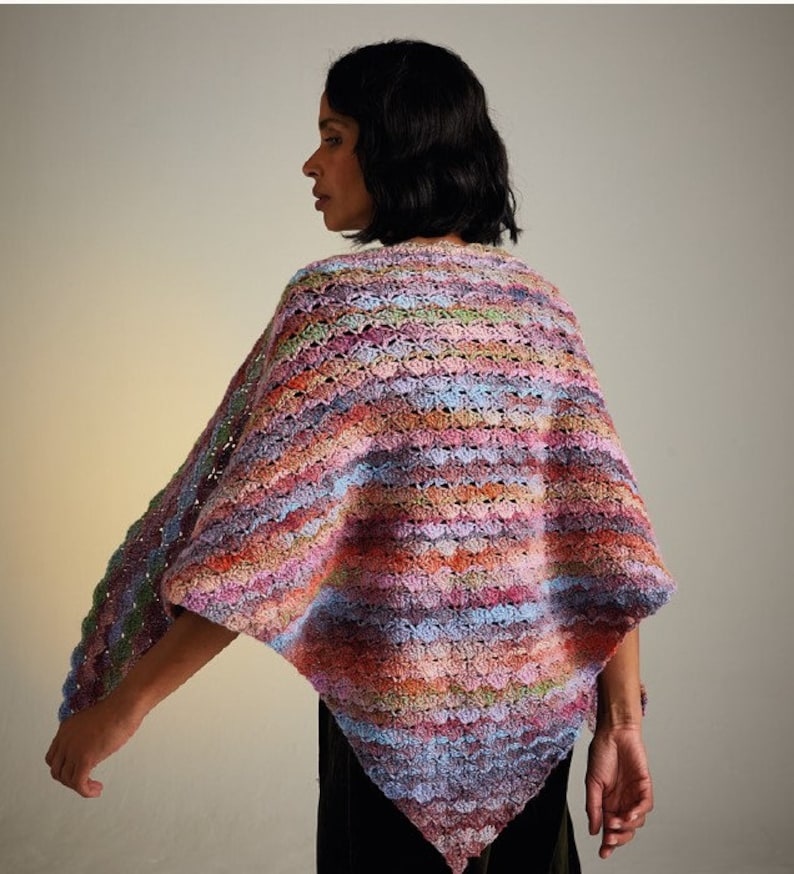 Crochet Pattern a Stunning Best in Show Shawl With Variegated Self ...