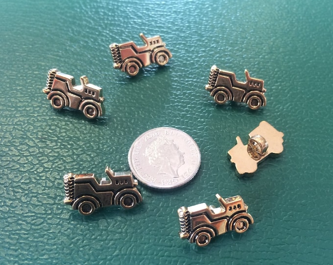 Novelty Buttons Vintage Car Antique Gold Silver Colours 12 | Etsy