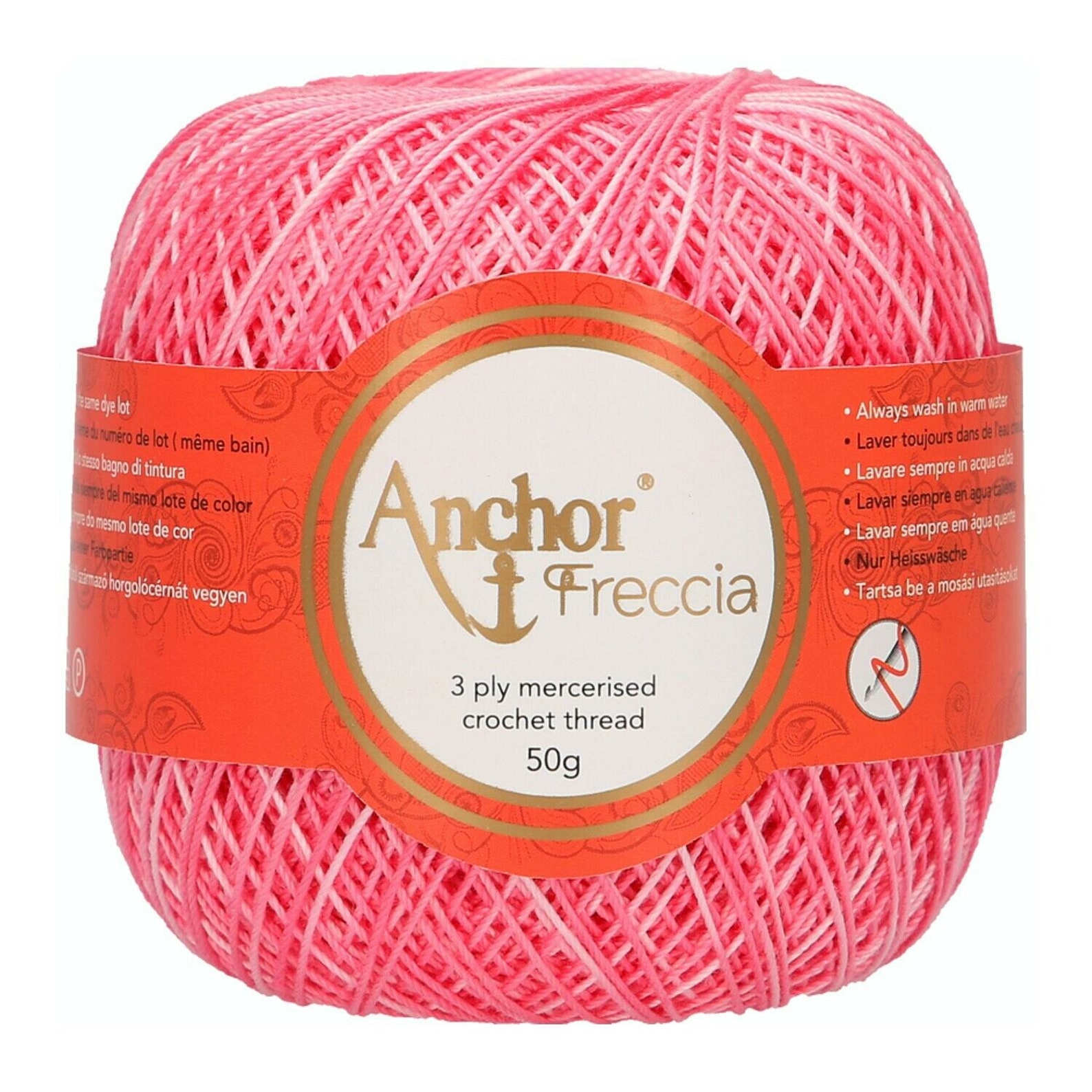 Anchor Freccia Yarn Size 6 Multicolour (50g) Crochet Cotton - Etsy
