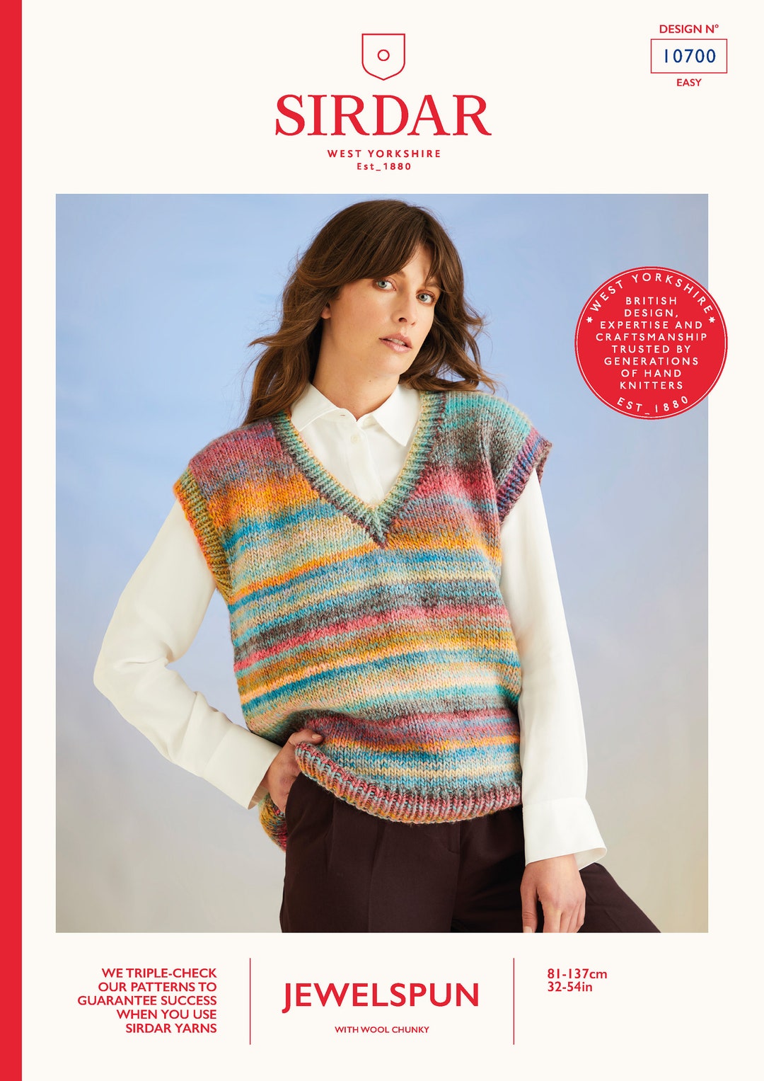 Knitting Pattern Tank With Variegated Self Patterning Chunky Yarn Hard ...