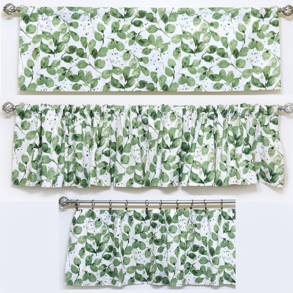 Green Valance - Etsy