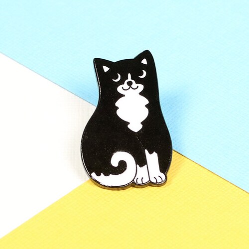 Caticorn Enamel Pin With Rubber Back // Lapel Pins Cats Rule - Etsy