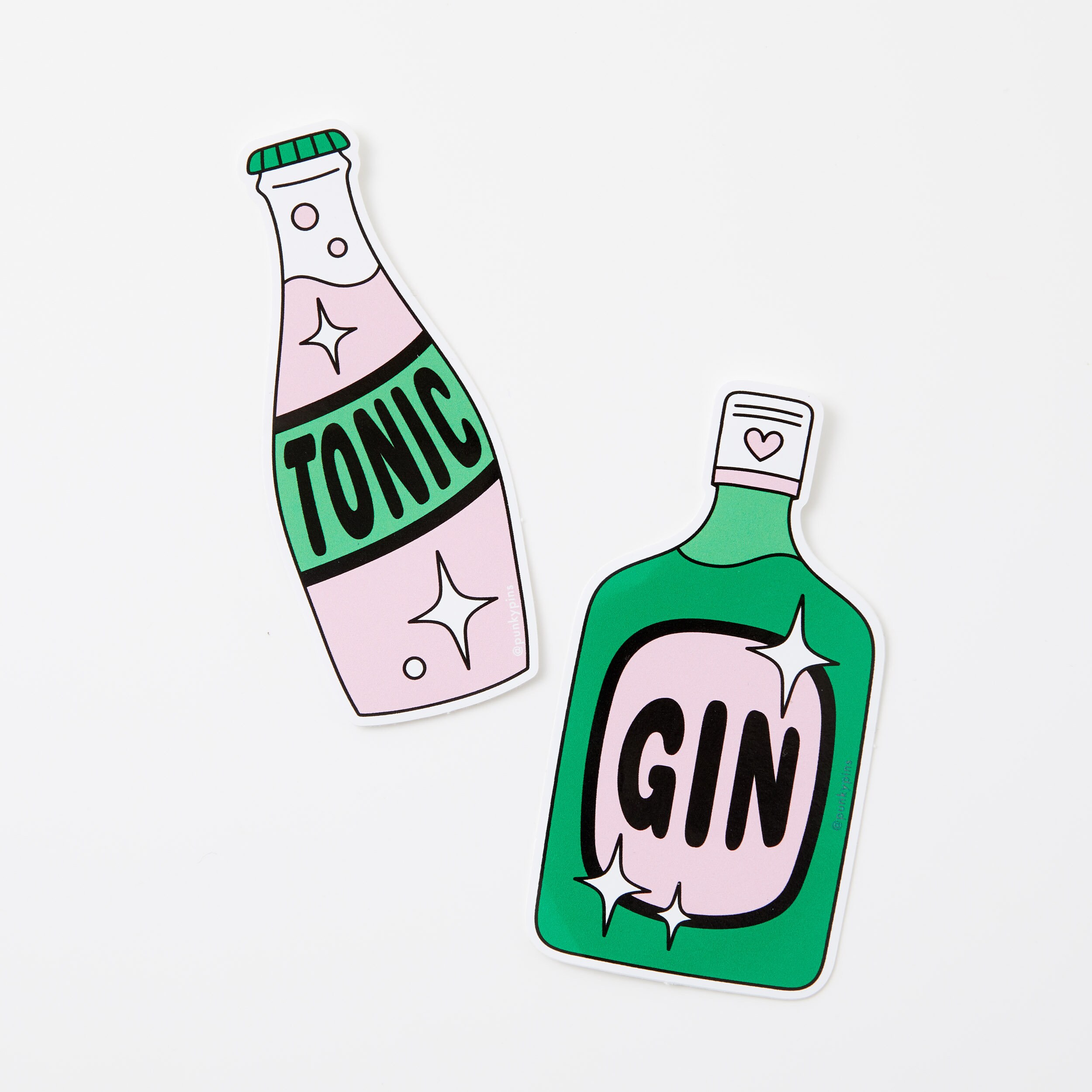Gin & Tonic 2 X Vinyl Sticker Pack // Laptop Stickers // Large | Etsy