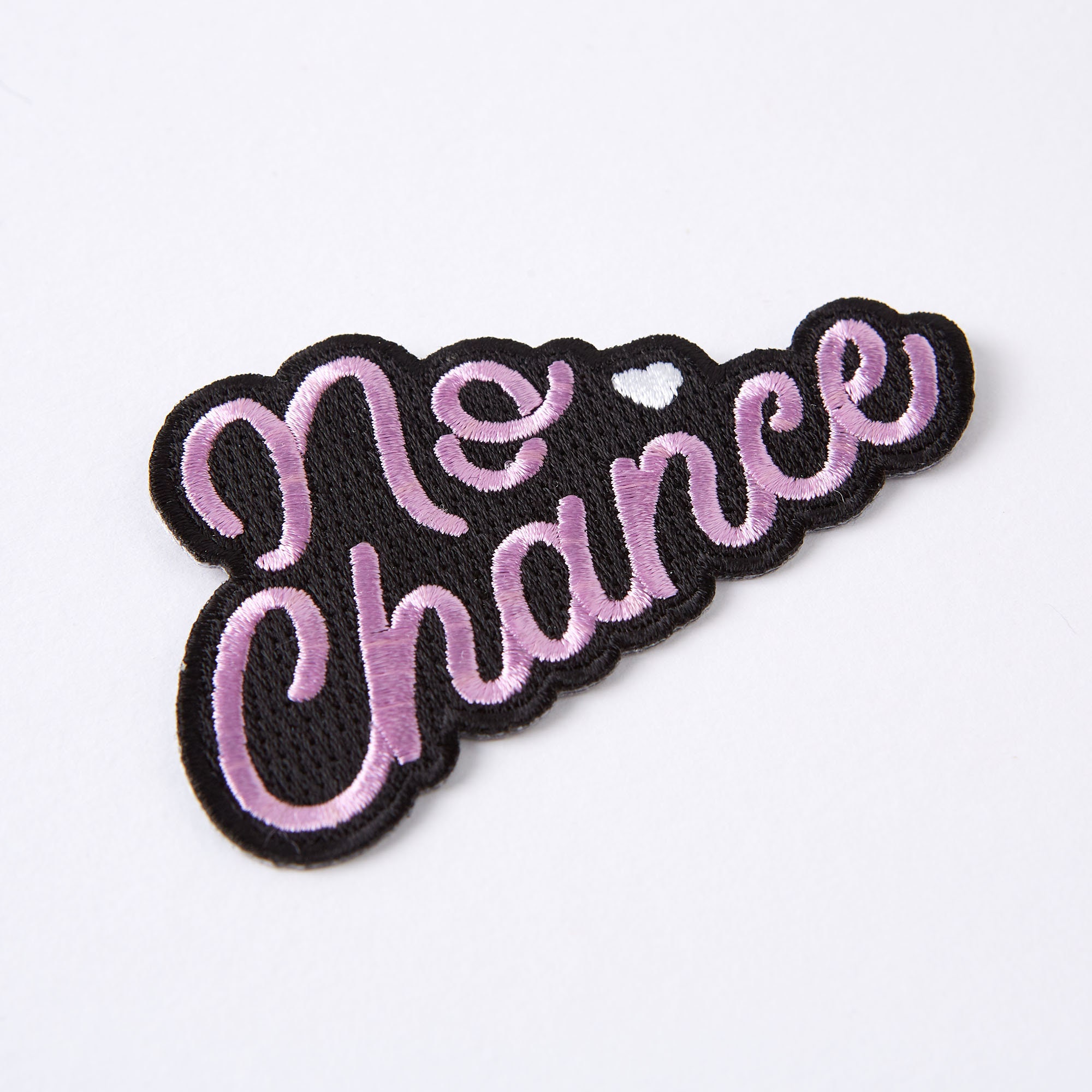 No Chance Embroidered Iron on Patch // Customise Applique/ | Etsy