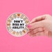 Don't Diss My Ability Die Cut Sticker // Chronic Illness, Spoonie ...