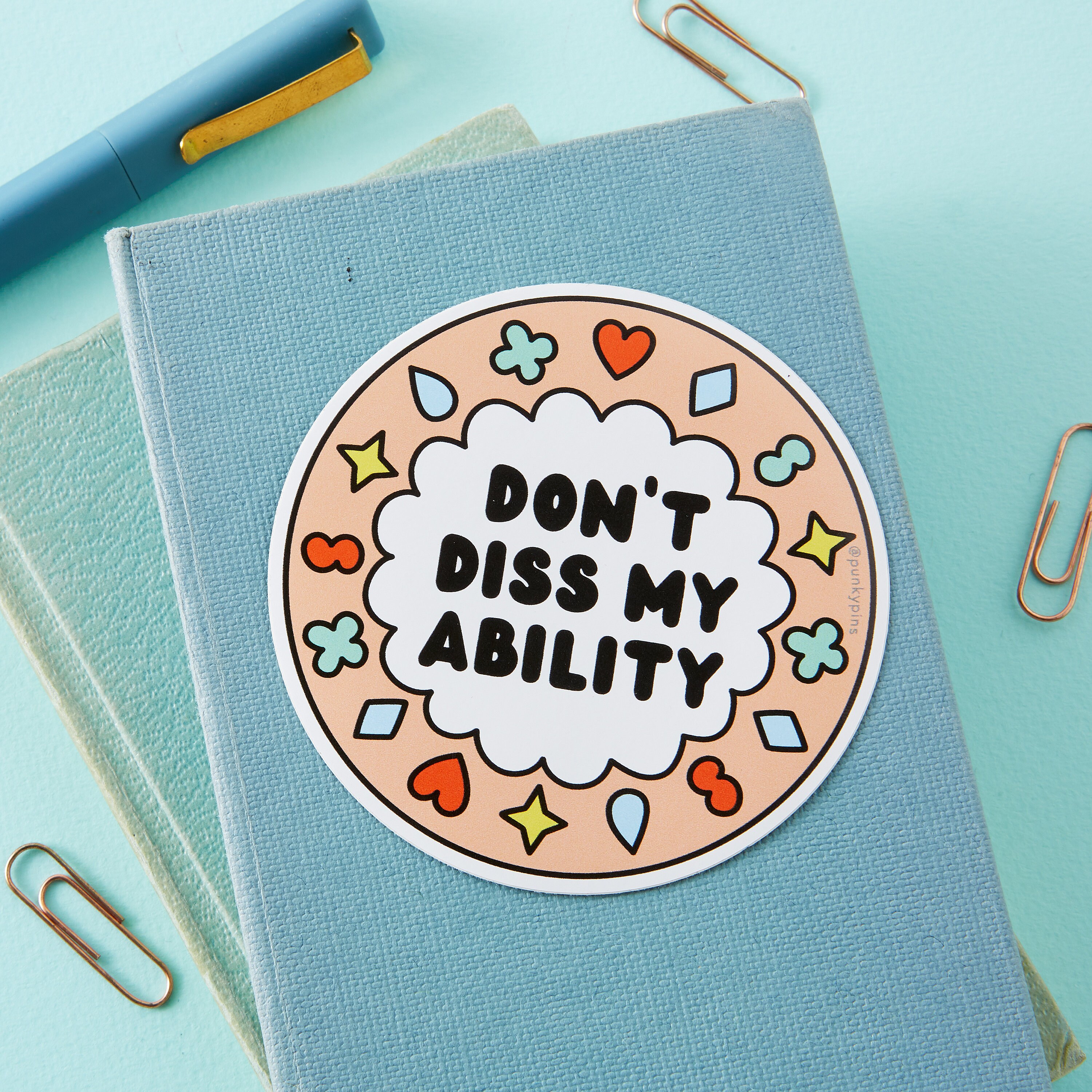 Don't Diss My Ability Die Cut Sticker // Chronic - Etsy