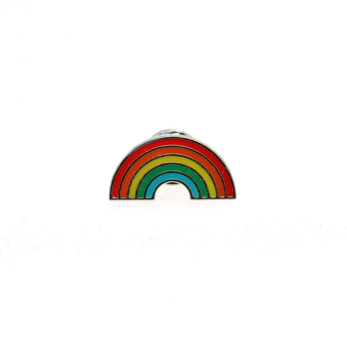 Rainbow Enamel Pin // Rainbow Lapel Pin Pride LGBT - Etsy
