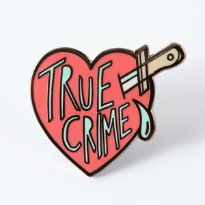 True Crime Enamel Pin // Murderino, True Crime Club, SSDGM, MFM, Murder ...