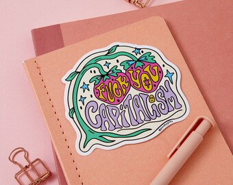 Capitalism Stickers - Etsy