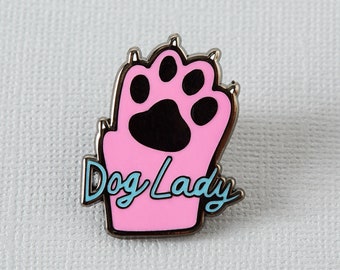 Dogs Forever Enamel Pin // Dog Lover Gift Lapel Pin Badge // | Etsy