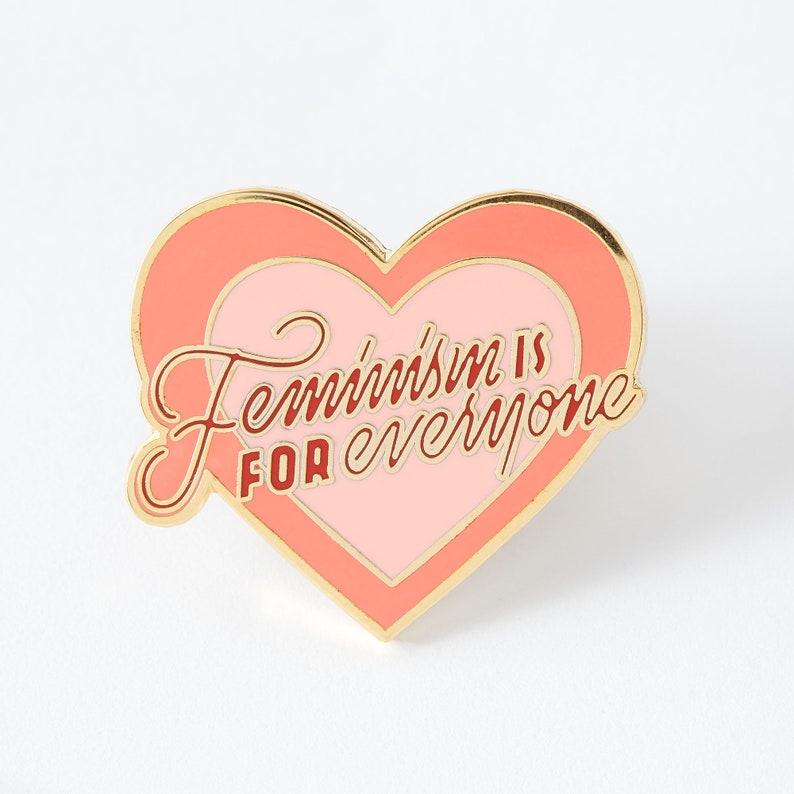 Feminism is for Everyone Enamel Pin // Feminist Equality - Etsy